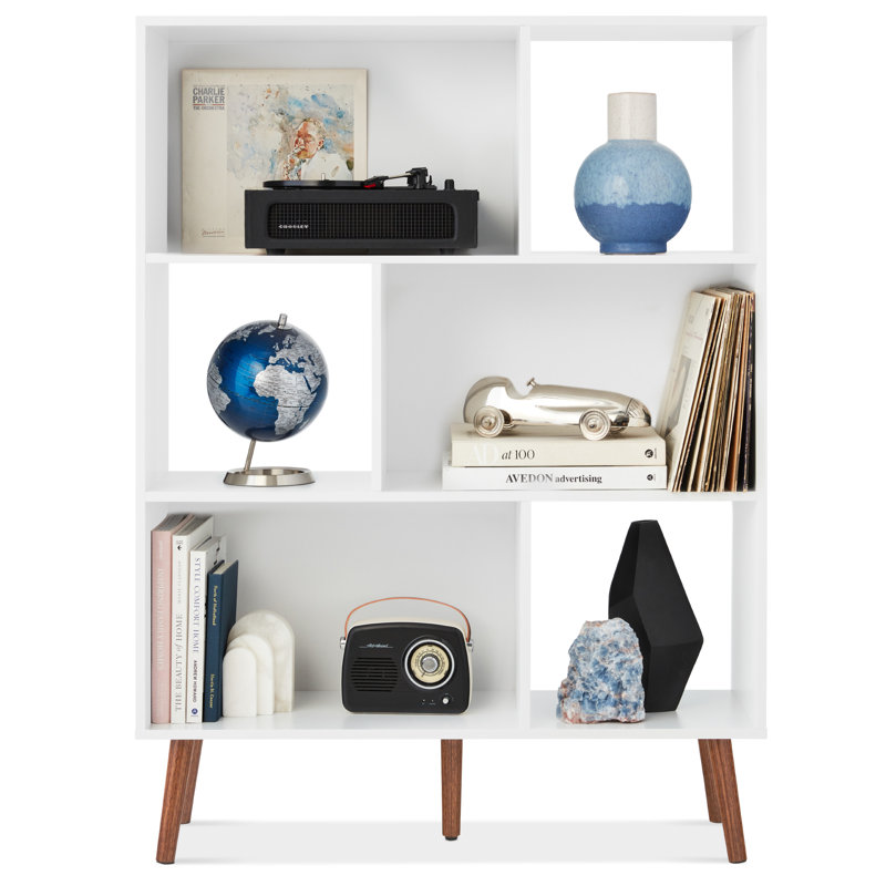 Wayfair mid century modern bookcase store